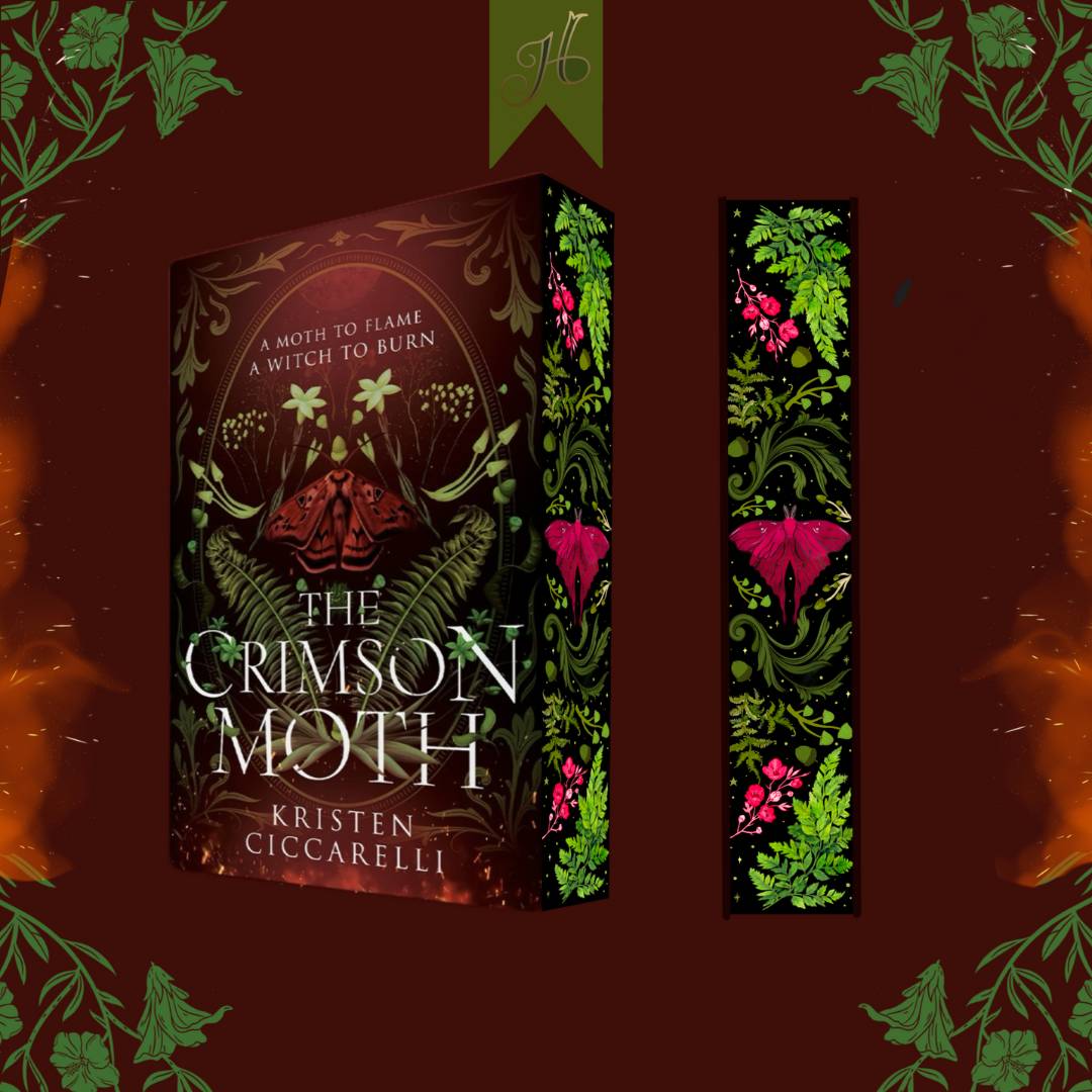 The Crimson Moth - Hemingway Stenciled Edges - Hemingway Books